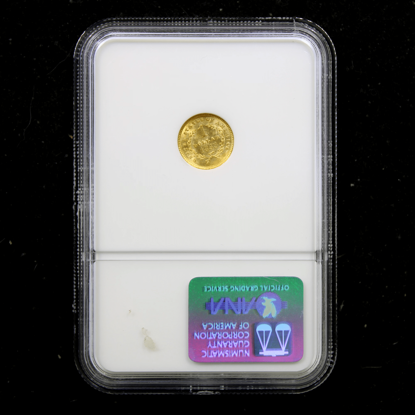 1853 $1 Dollar United States Pre-33 Gold Coin - NGC MS64 - Grand Rapids ...