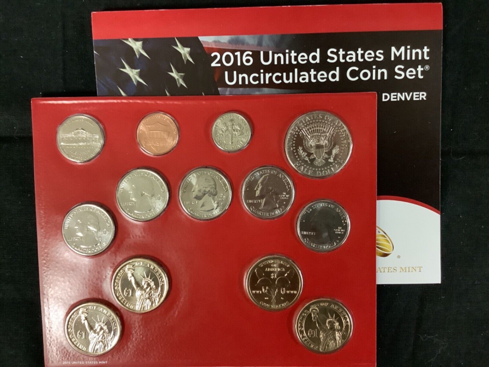 2016 Philadelphia and Denver Mint Uncirculated UNC Clad Complete Coin ...