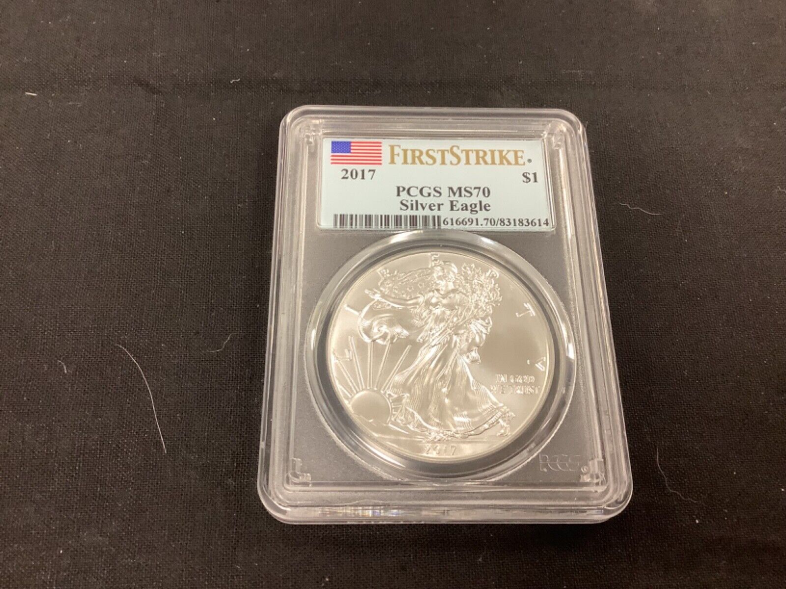 2017 American Silver Eagle MS70 First Strike Graded PCGS! - Grand Rapids Coins