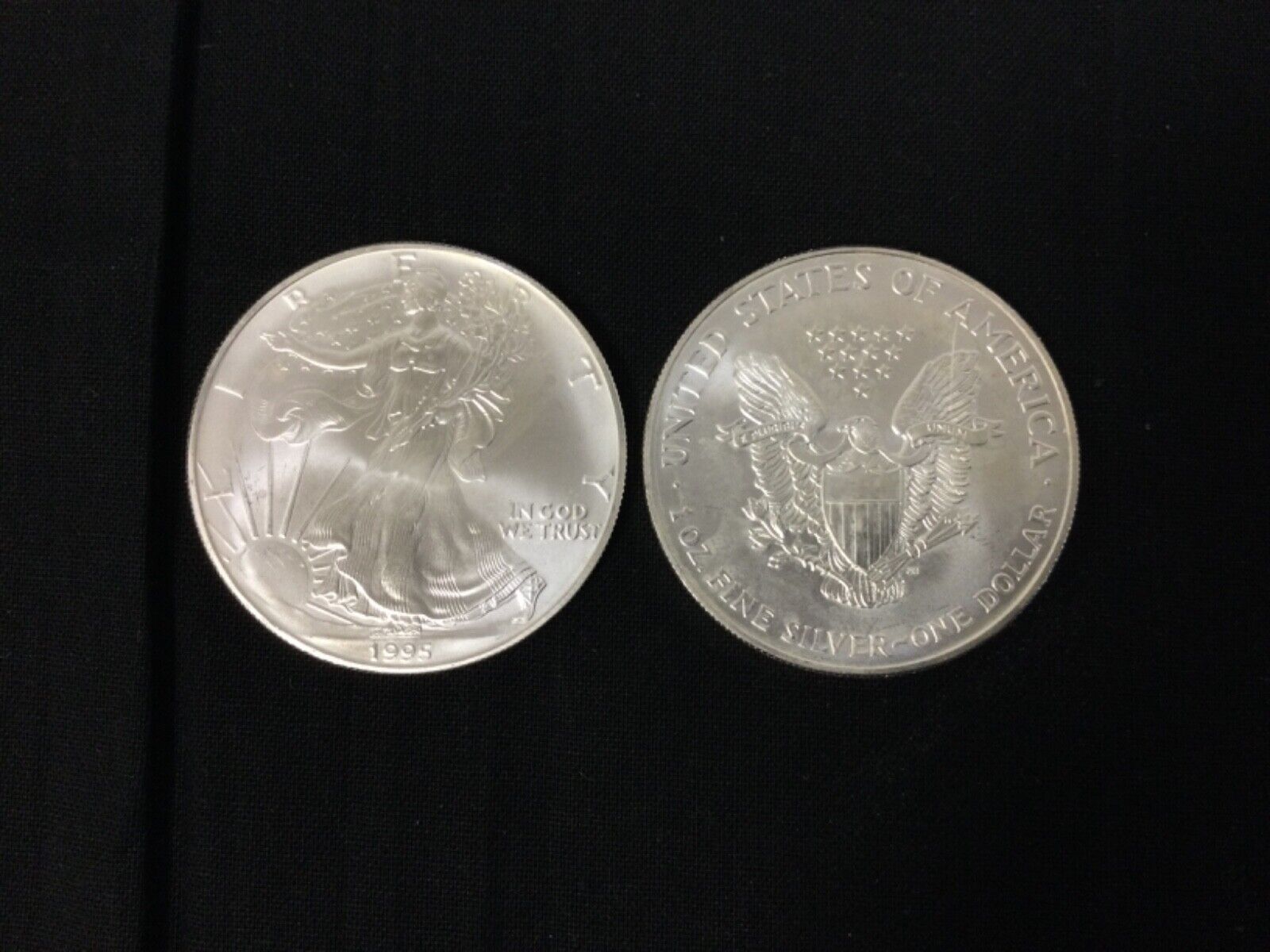 1995 American Silver Eagles - Bright - Uncirculated (20 Coins)!!! RARE ...