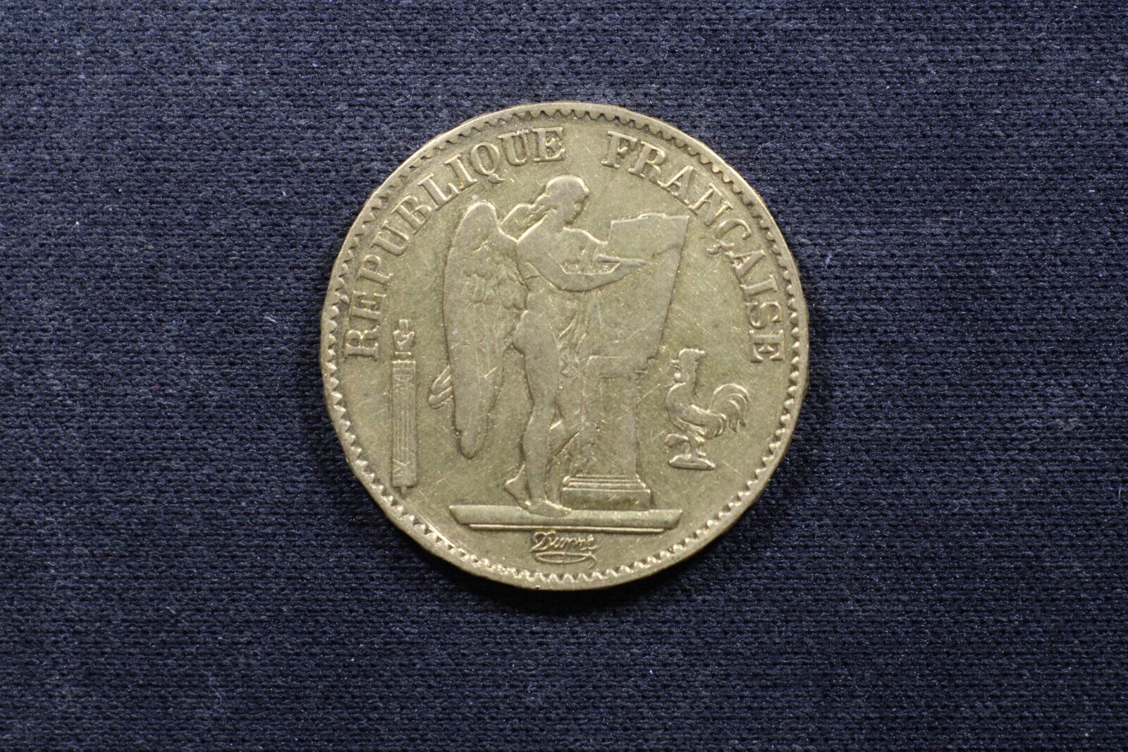 1877 A France 20 Franc Lucky Angel Coin!!! VERY NICE OLD COIN ...