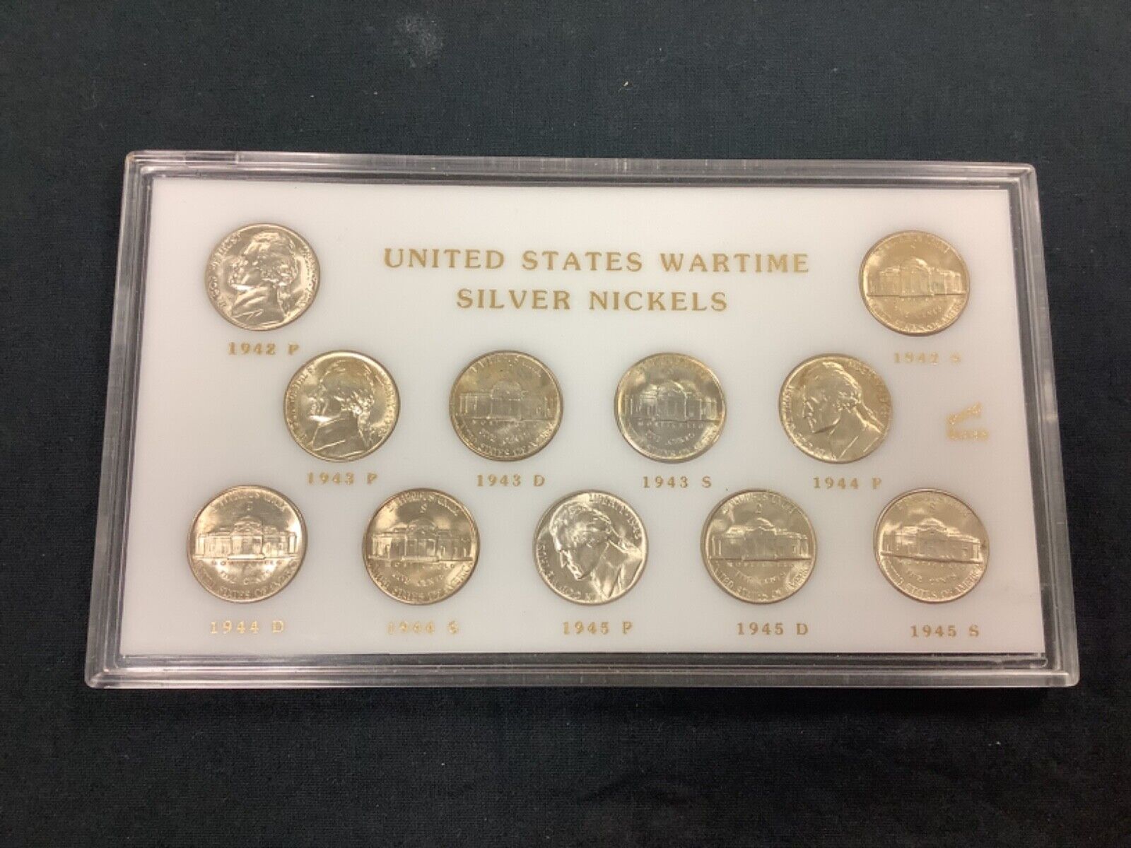 1942-1945 US Silver War Nickel 11 Coin Set Uncirculated! - Grand Rapids ...