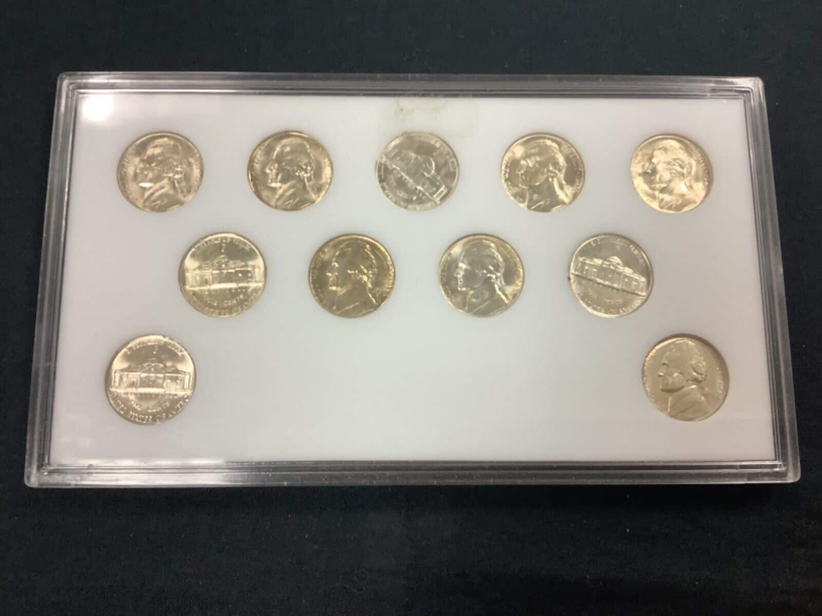 1942-1945 US Silver War Nickel 11 Coin Set Uncirculated! - Grand Rapids ...