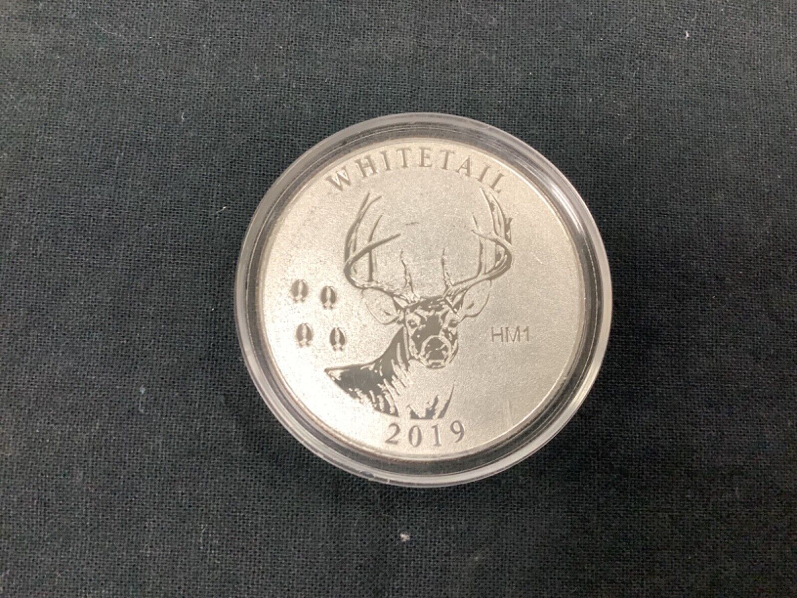 Whitetail Deer National Rifle Association 1 Troy Oz .999 Fine Silver ...