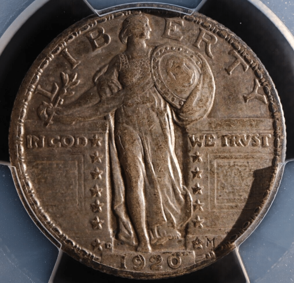 1920-D Standing Liberty Quarter XF Detail - Cleaned, Beautiful Old ...