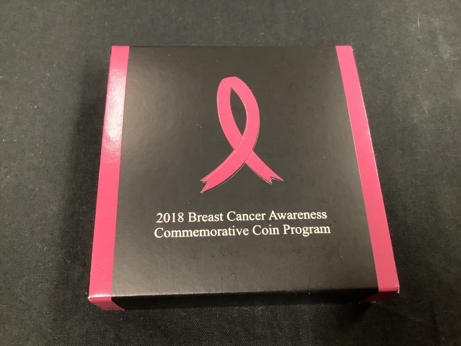 2018 P Breast Cancer Proof Silver Dollar Commemorative $1 Coin with Box ...