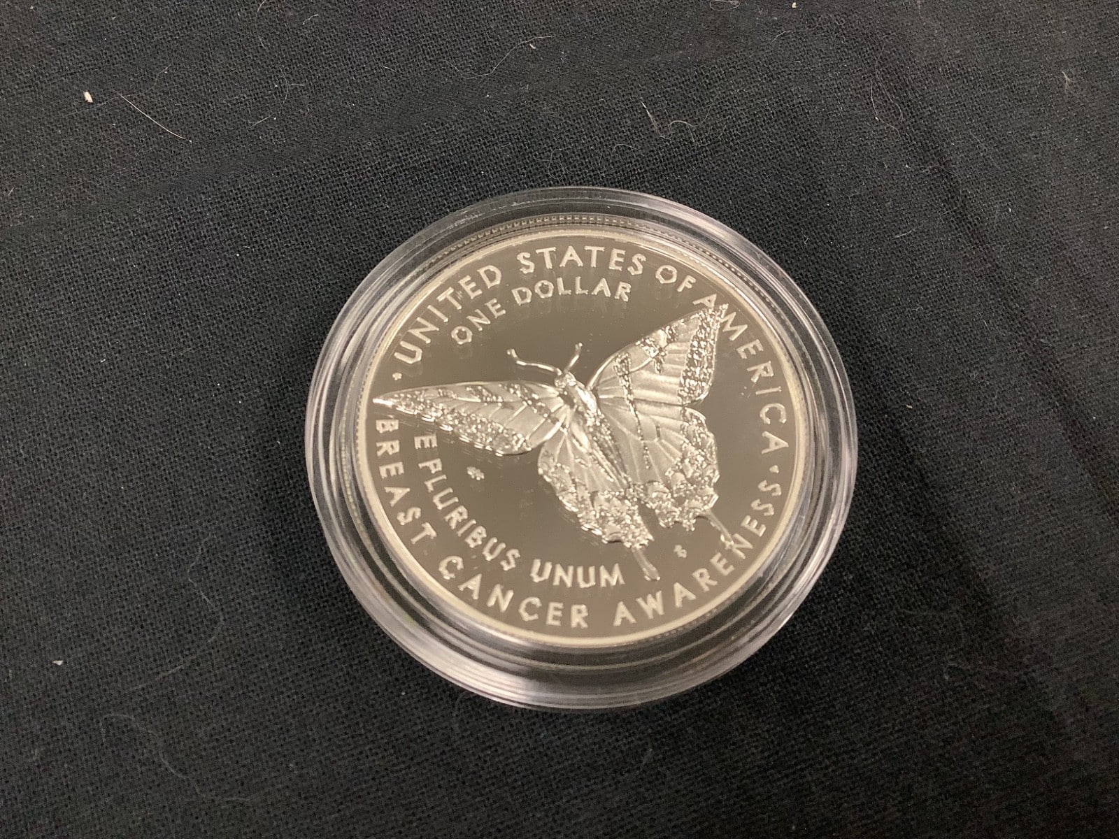 2018 P Breast Cancer Proof Silver Dollar Commemorative $1 Coin with Box ...